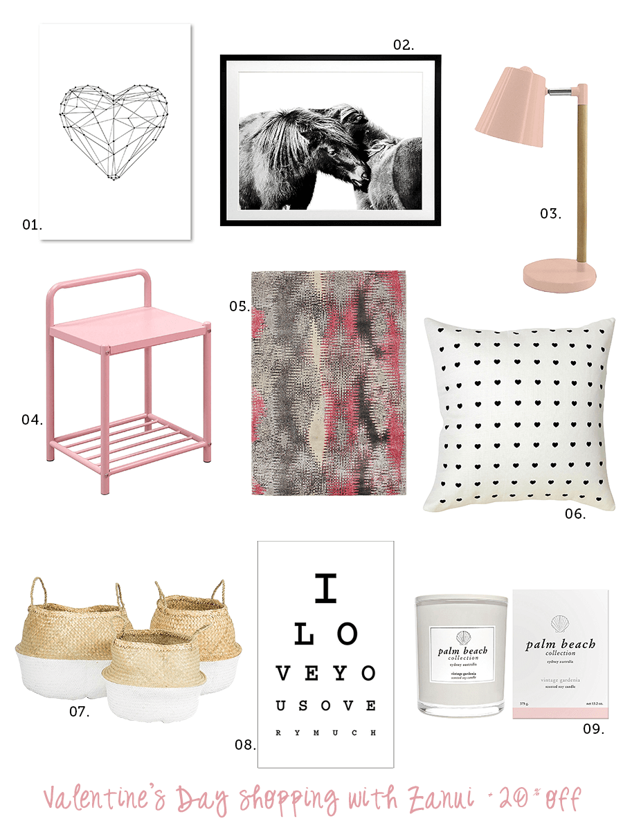 Valentine’s Day shopping with Zanui + 20% off