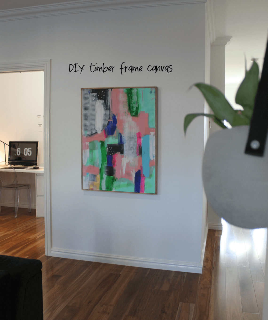 DIY timber frame canvas