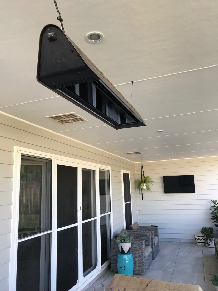 Install an IXL Fresco Aurora outdoor heater!