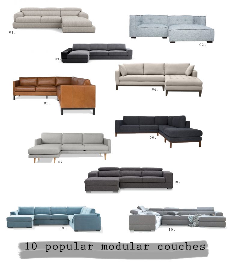 10 popular modular couches