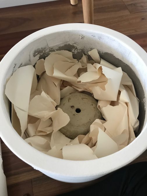 How to pot an artificial plant