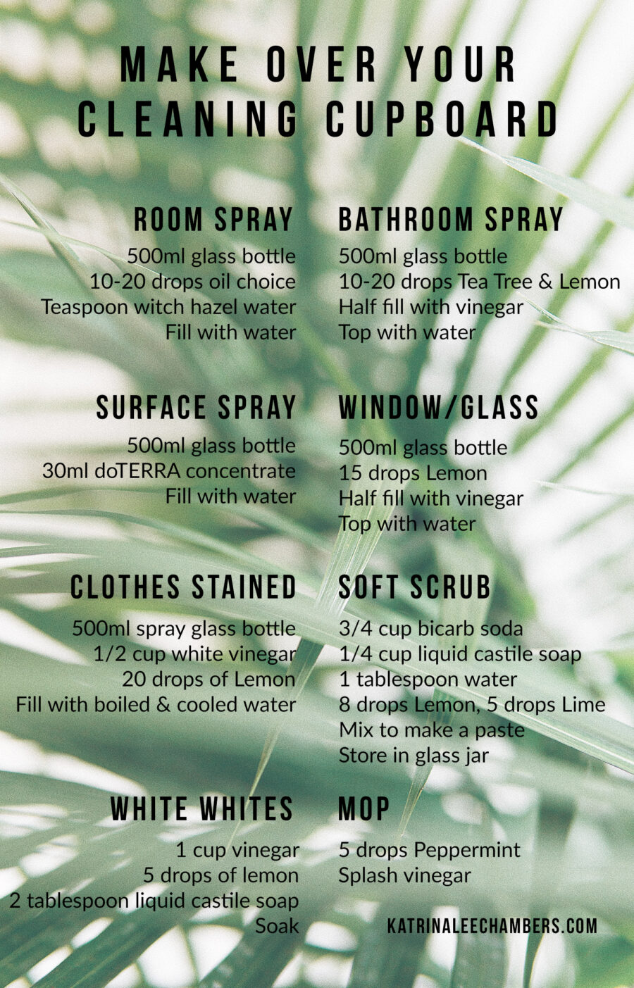 DIY: Make over your cleaning cupboard