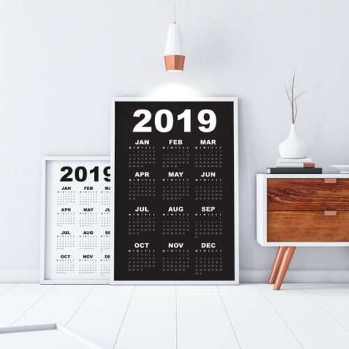 Grab a printable 2019 calendar
