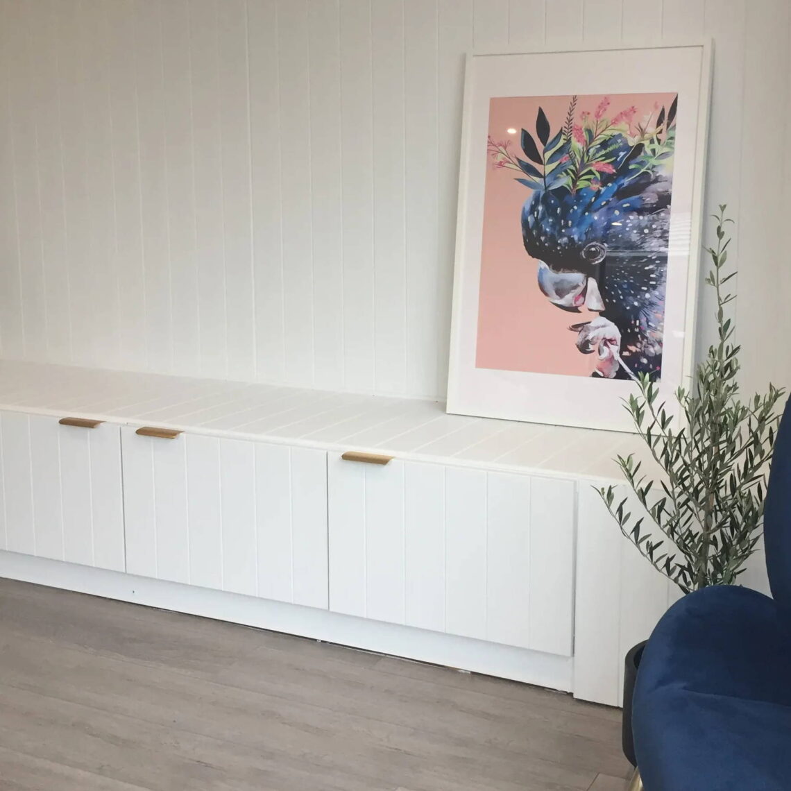 DIY your own floating tv unit with BESTA from IKEA
