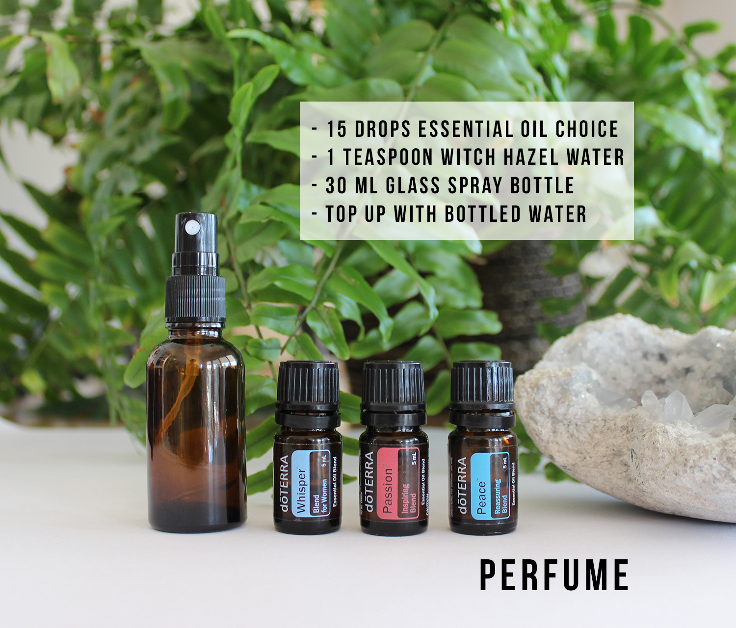 Essential oil perfume blend