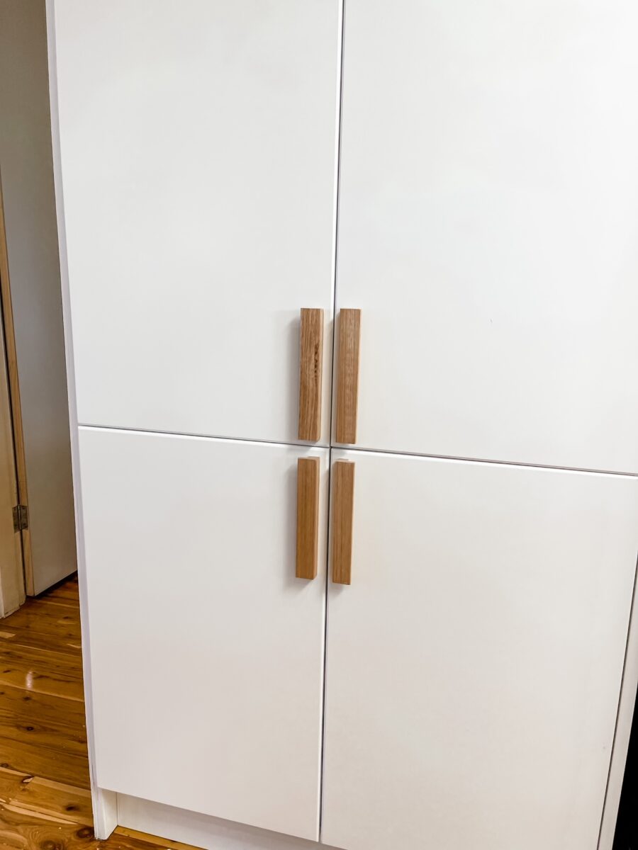 DIY Timber Kitchen Handles