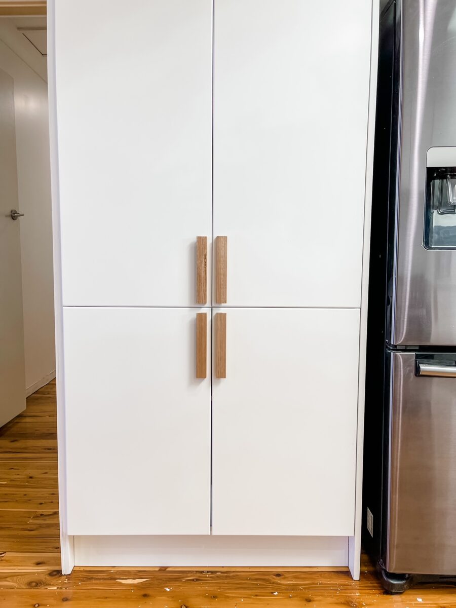 DIY Timber Kitchen Handles