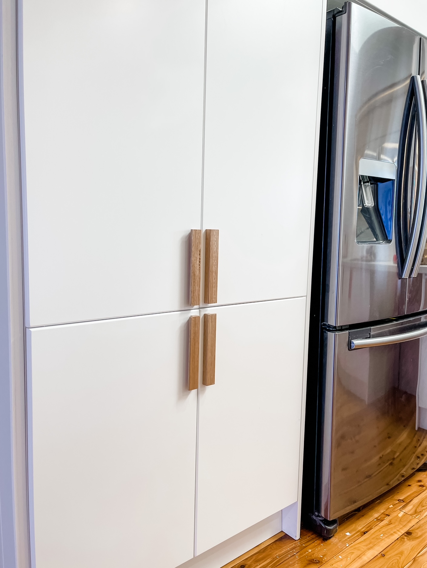 DIY Timber Kitchen Handles