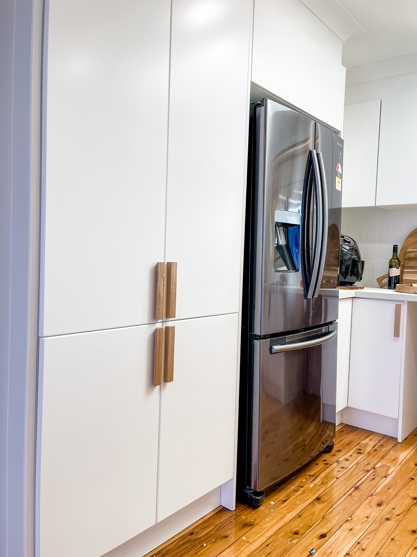 DIY Timber Kitchen Handles