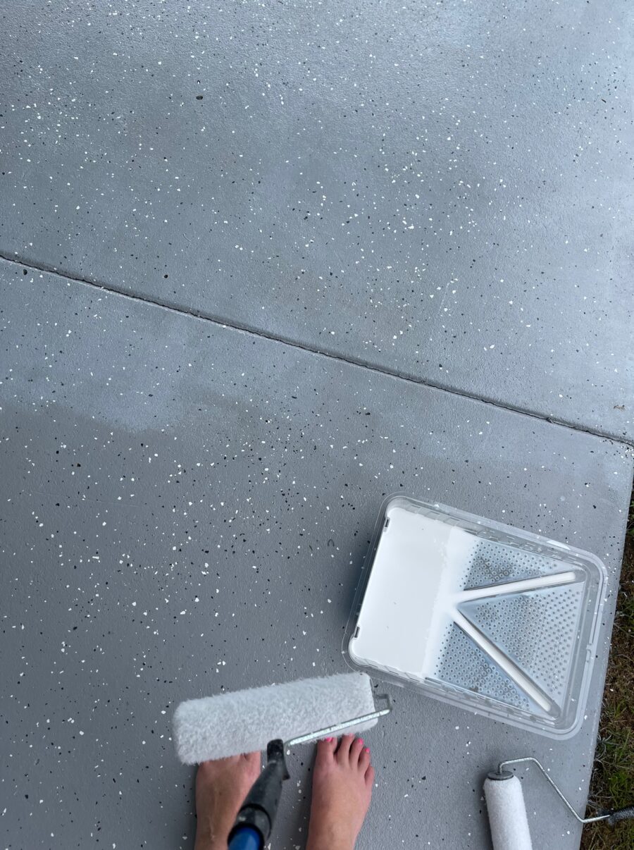 DIY: How to paint concrete