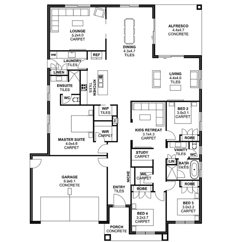 Floor Plan Friday: Kids retreat