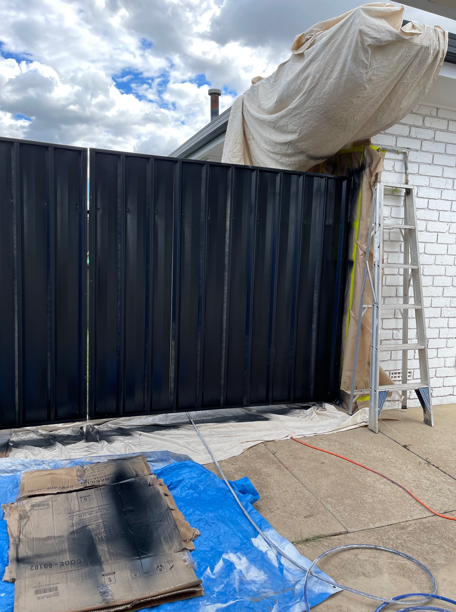 DIY colorbond gates