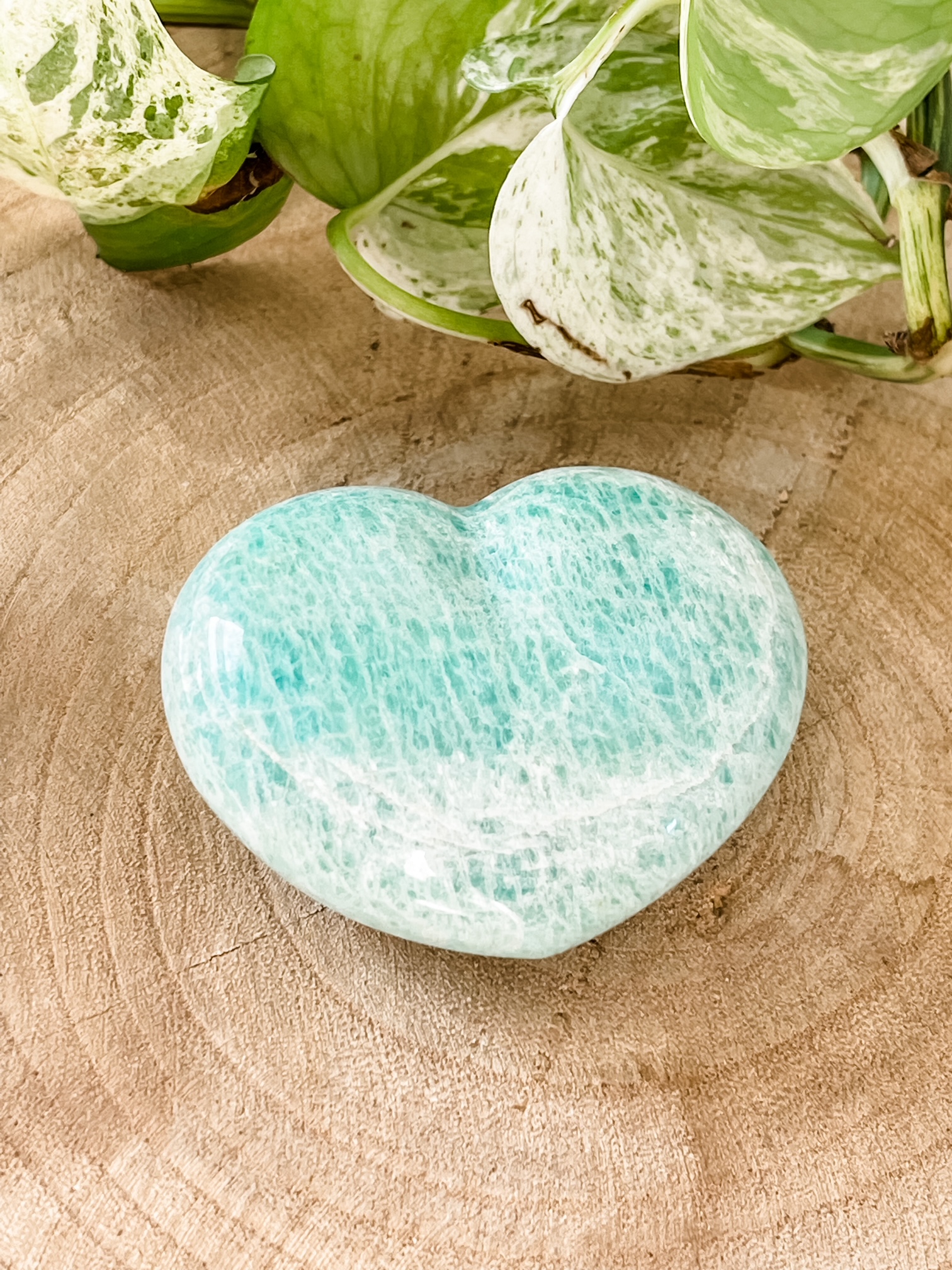 Amazonite Heart - Katrina Simmonds