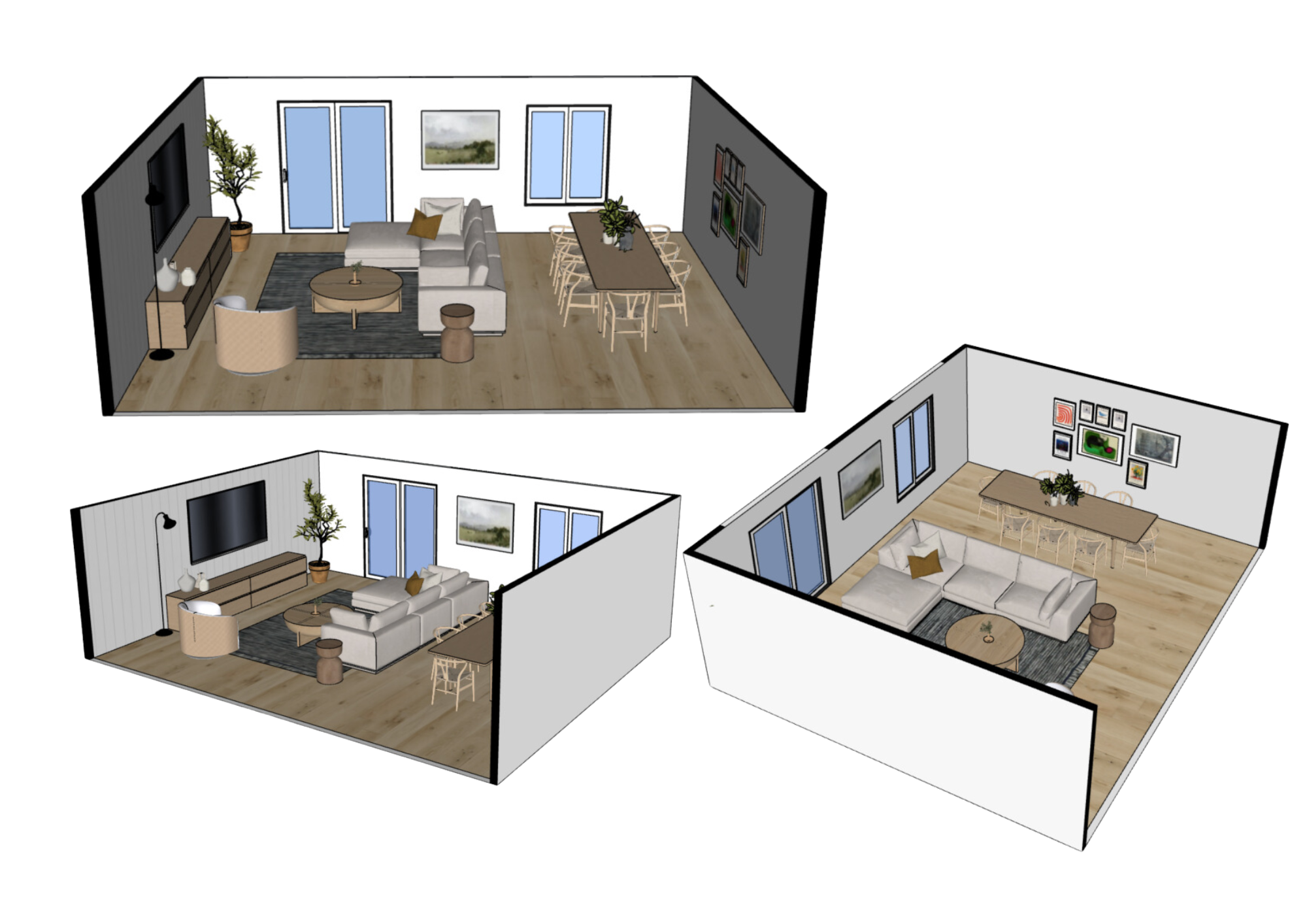 The Power of 2D and Basic 3D Visions in Transforming Your Space